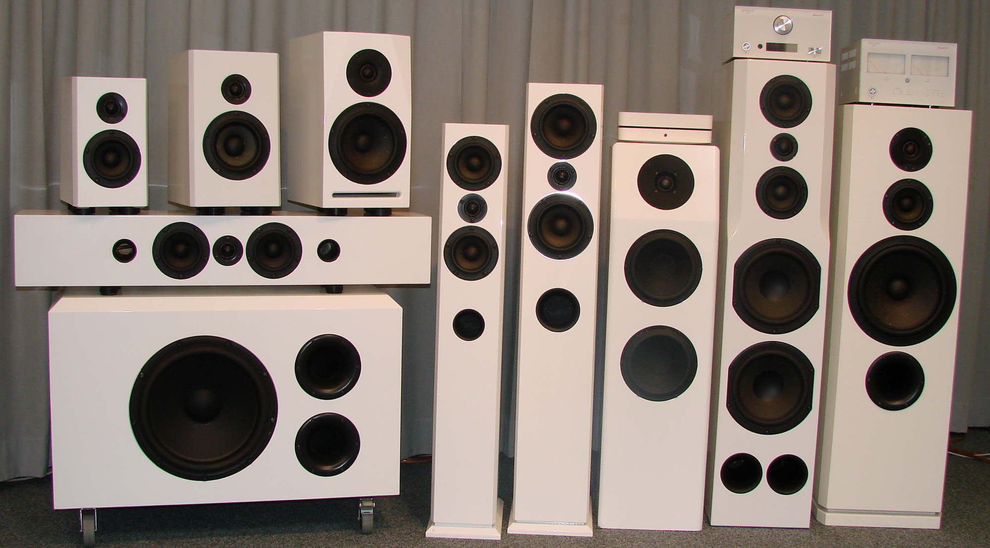 Speakerland. Topsegment luidsprekers, versterkers en randapparatuur.